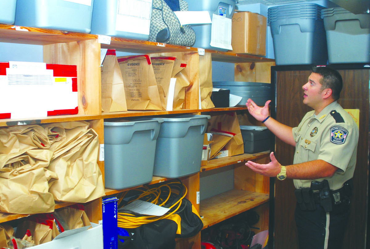 Closer Look: What’s in the evidence room | Winchester Sun