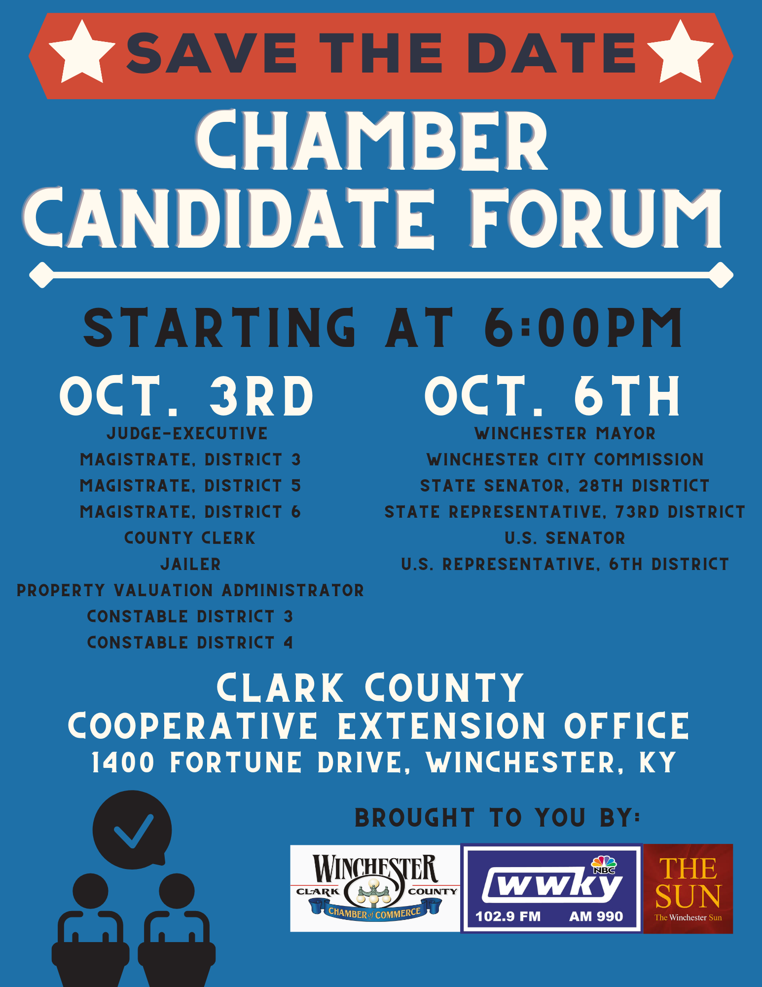 Candidate forums to be held next week | Winchester Sun