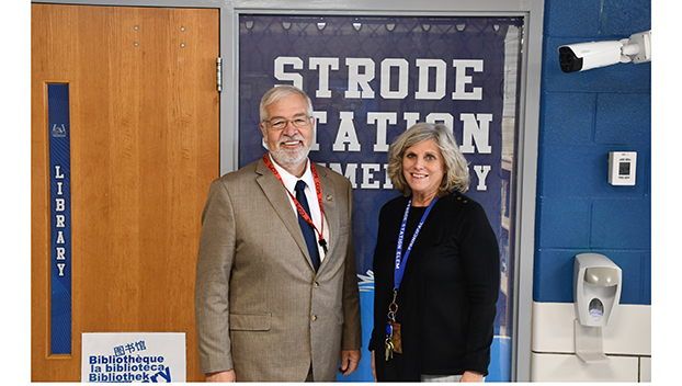 Elkins serves as Principal for a Day at Strode Station | Winchester Sun