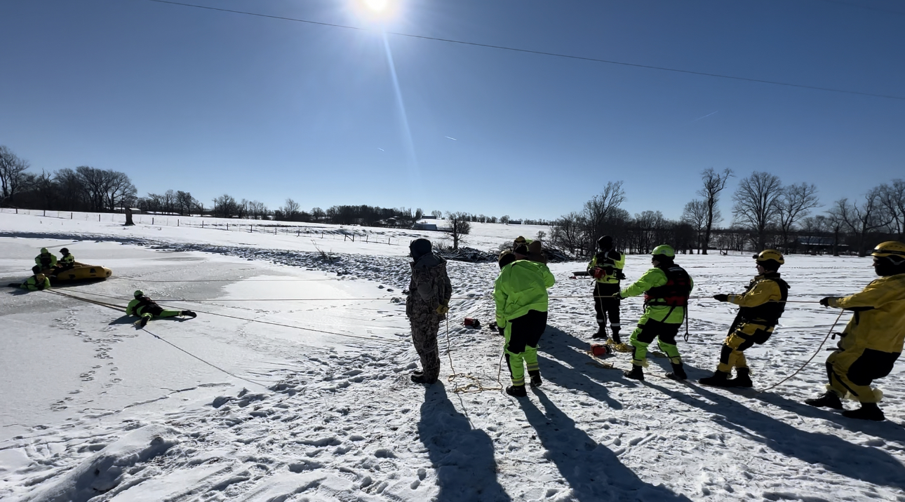 CCFD breaks the ice for rescue training | Winchester Sun