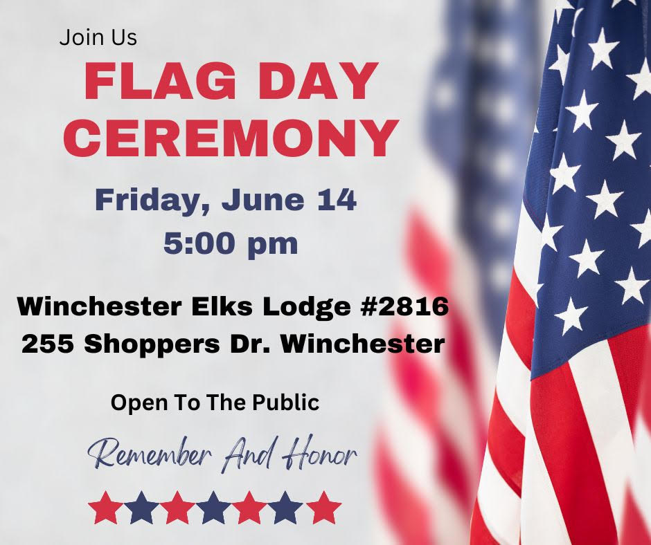 Flag Day Ceremony to occur this week | Winchester Sun