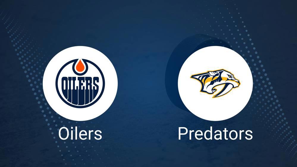 How to Pick the Oilers vs. Predators Game with Odds, Spread, Betting ...