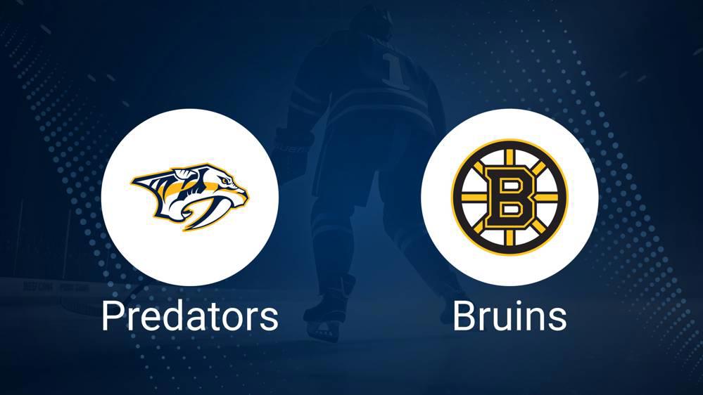 How to Pick the Predators vs. Bruins Game with Odds, Spread, Betting ...